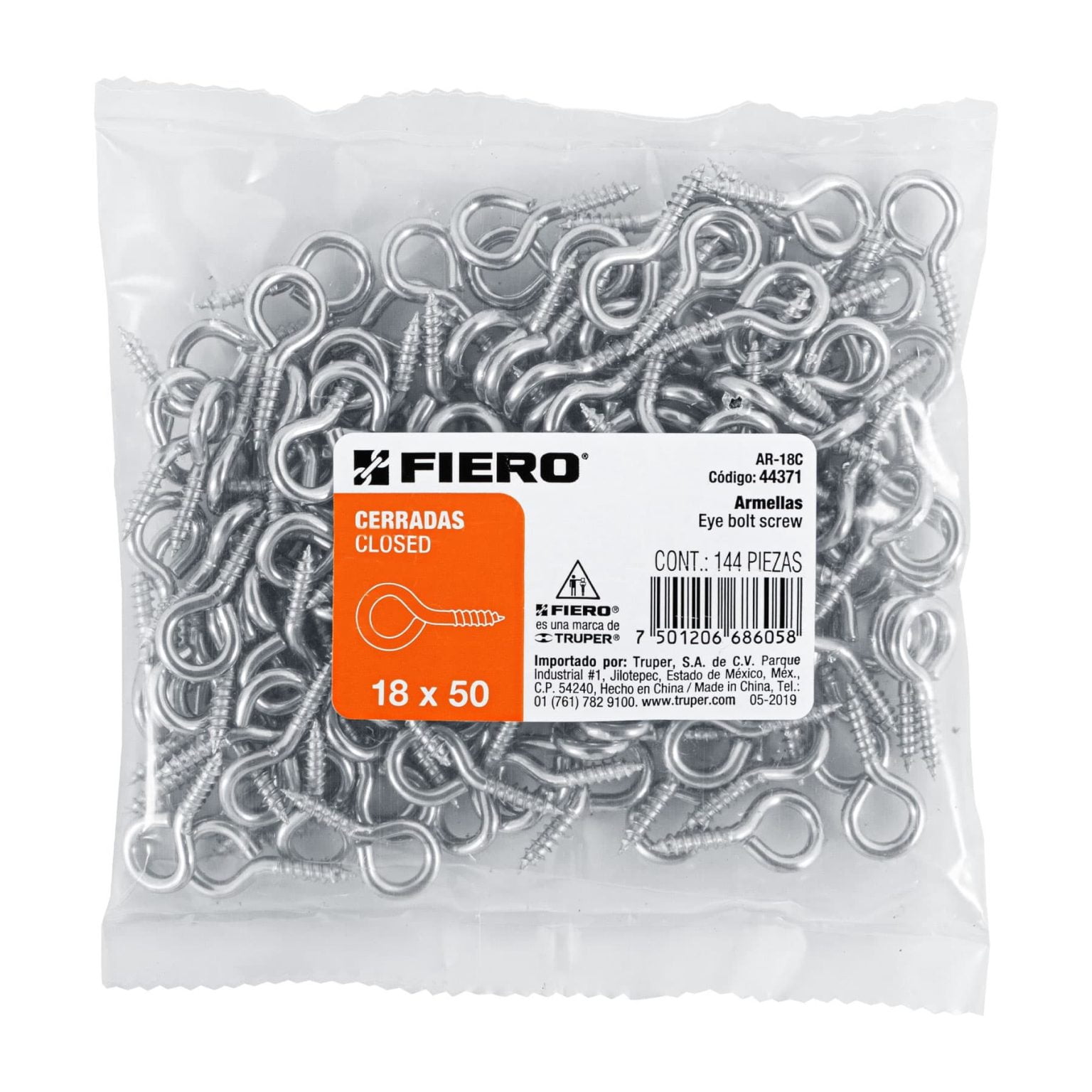 Armellas cerradas, Armellas y Alcayatas Roscadas - Crisaltec